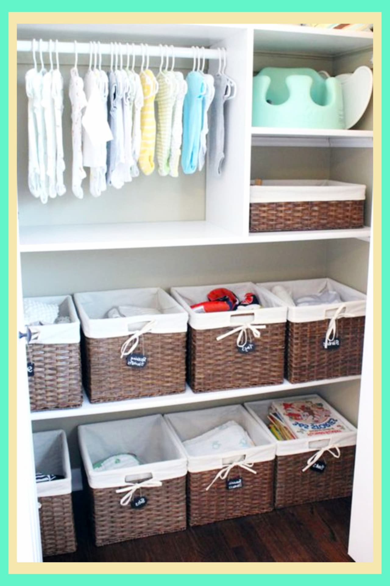 Easy DIY Closet Organizing System Closet Organization On A Budget In