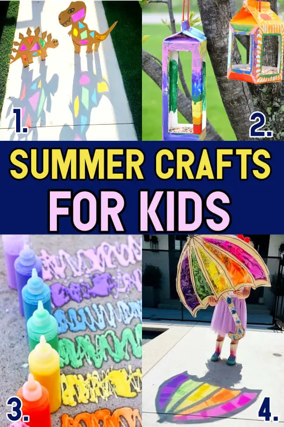 Summer Arts and Crafts For School-Agers & Kids of All Ages - Clever DIY ...