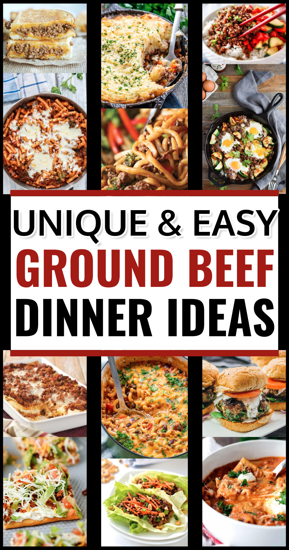 30+ Quick Dinner Ideas With Ground Beef (fast family meals on a budget!)