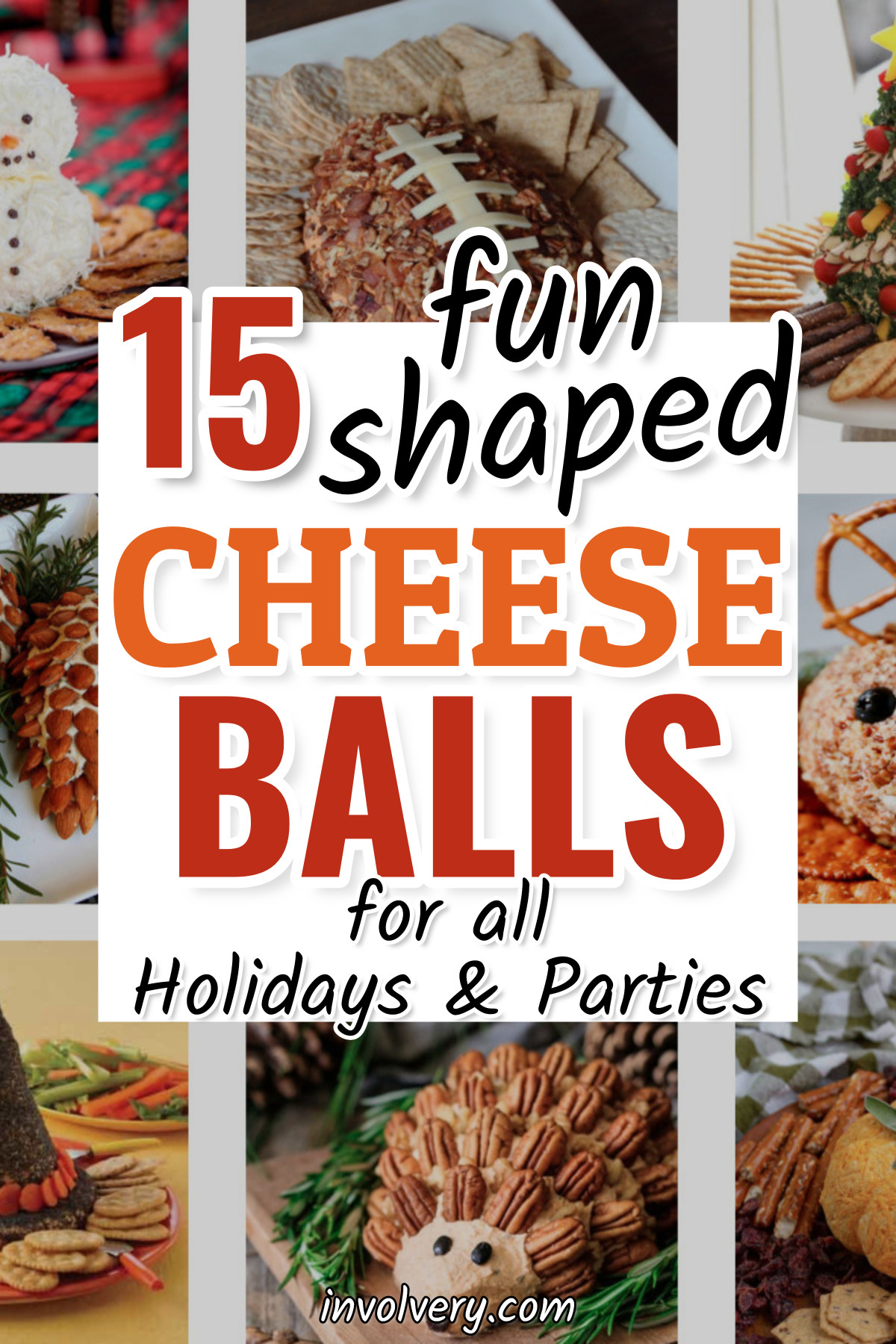 Shaped Cheese Balls - 15 Fun Shaped Cheeseball Recipes For ALL Holiday ...