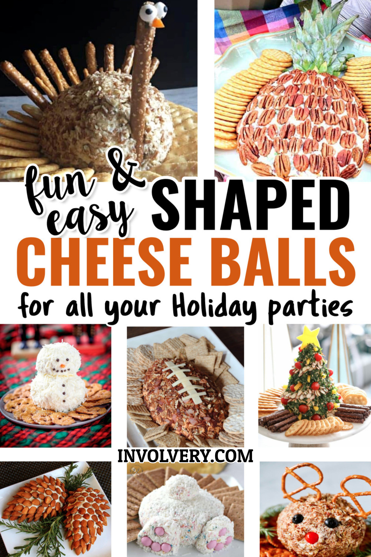 Shaped Cheese Balls - 15 Fun Shaped Cheeseball Recipes For ALL Holiday ...