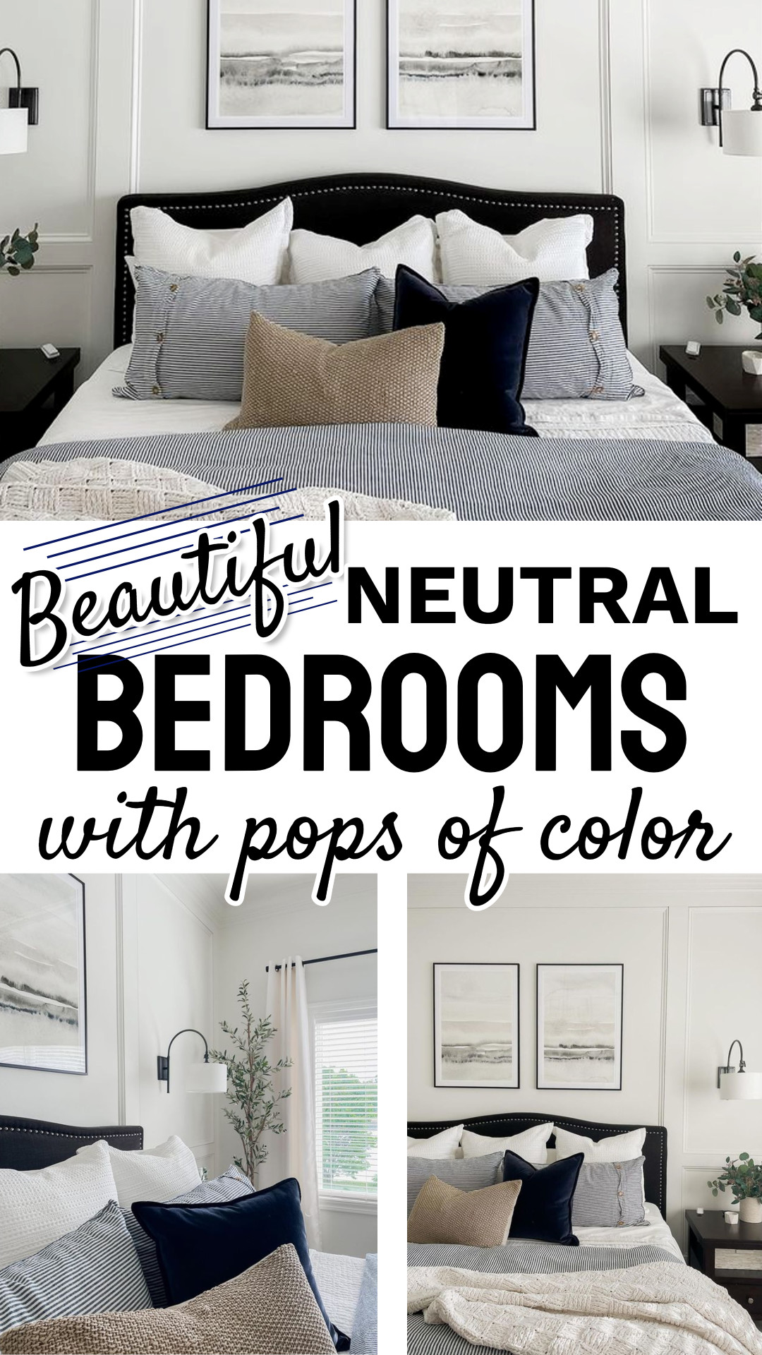 31 Neutral Home Decor Ideas With Pops Of Color For The DIY Decorator