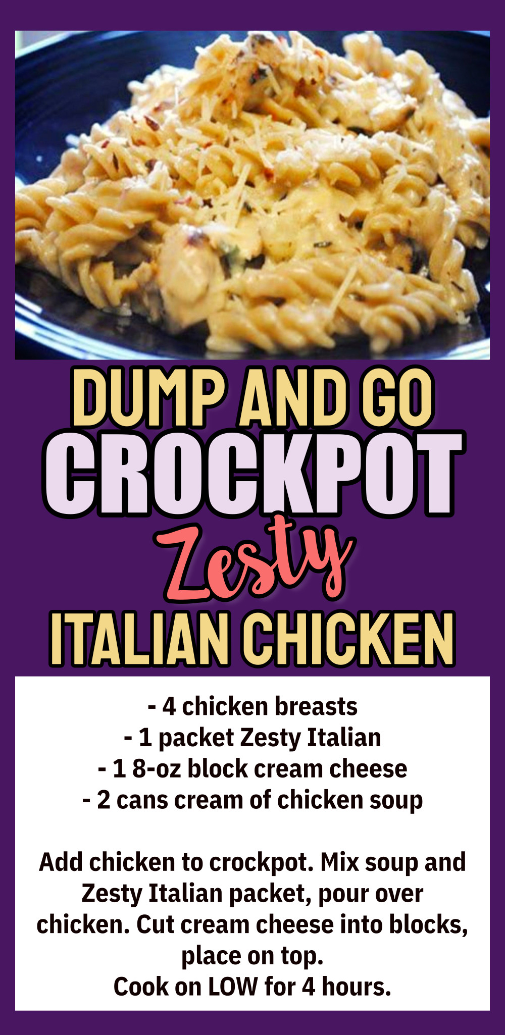 Crockpot Dump Dinners - 3 Ingredient Dump and Go Meals For EASY Crock ...