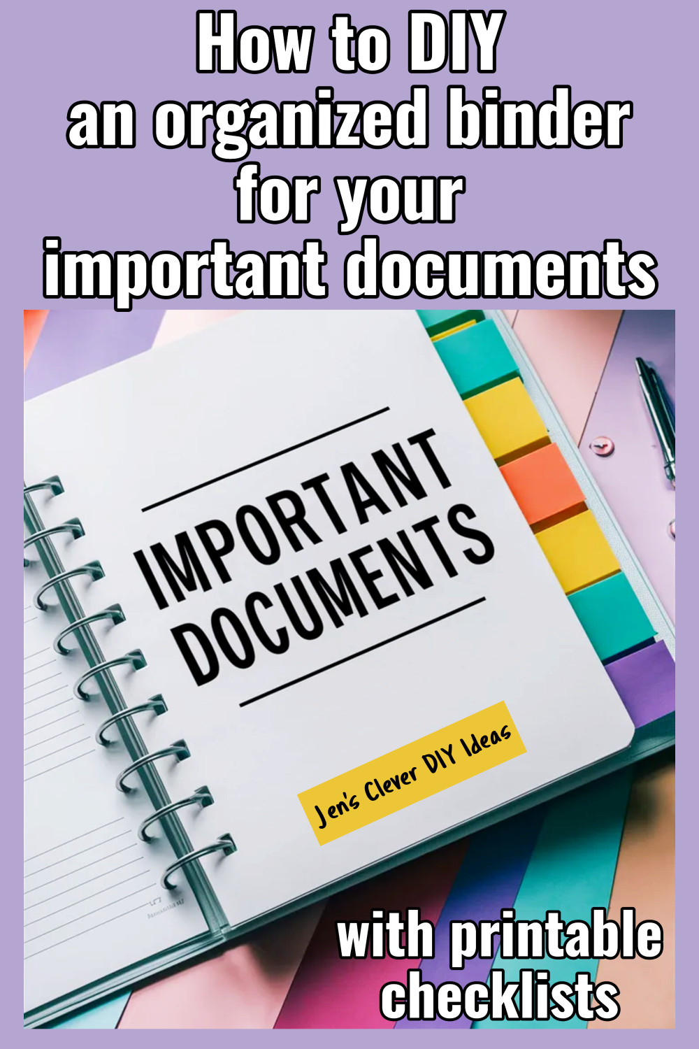 Organizing Important Documents and Paperwork - My 3 Step System and ...
