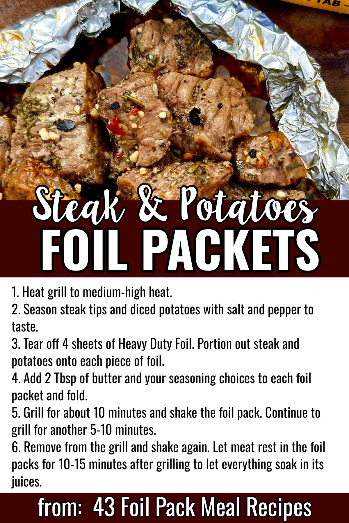 Foil Packets - 43 Foil Pack Meal Recipes For Quick Easy Tin Foil Dinners