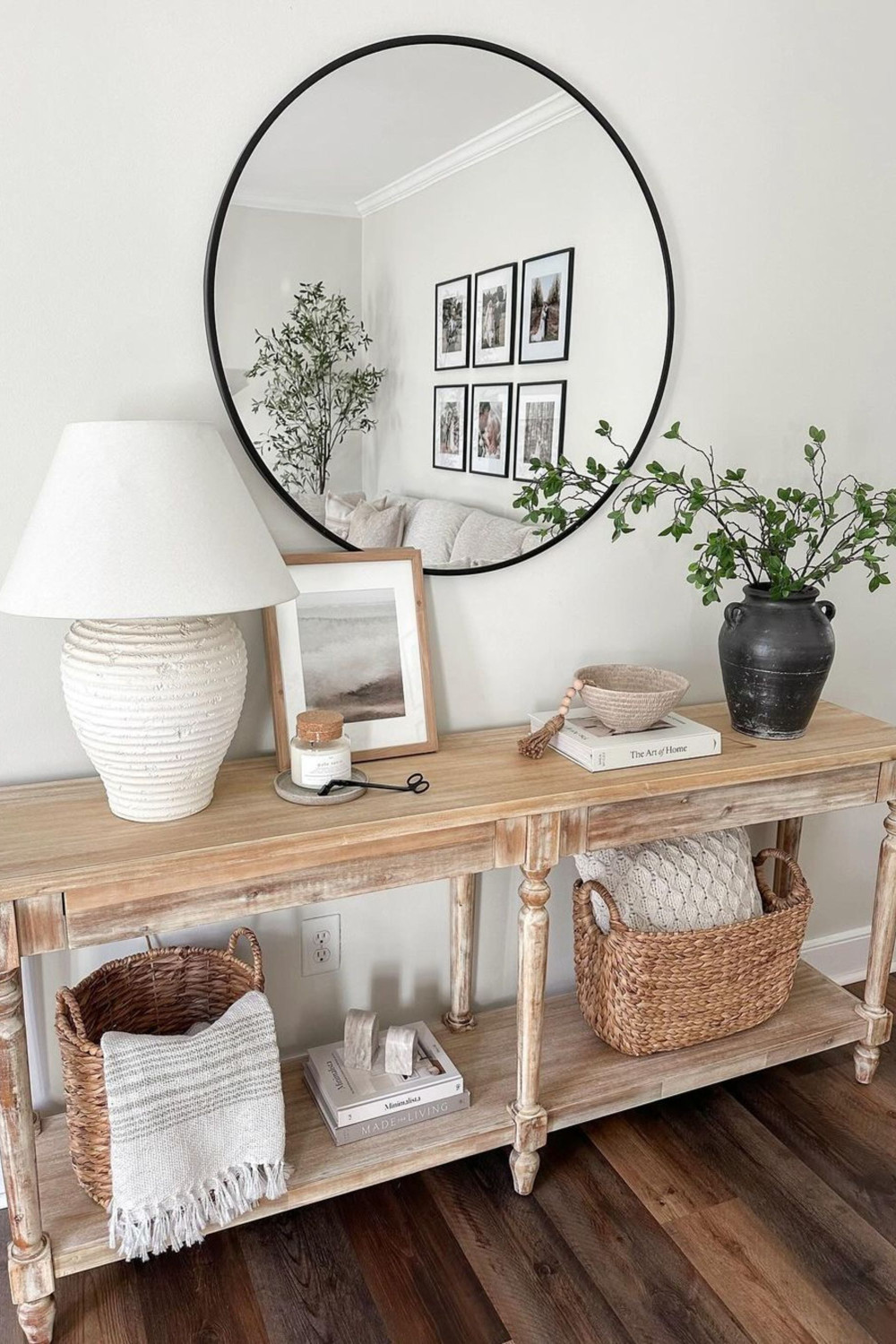 Small Foyer Decorating Ideas For The Odd-Shaped Empty Wall In Your Entryway