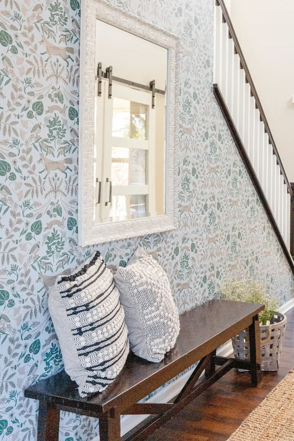 Small Foyer Decorating Ideas For The Odd-Shaped Empty Wall In Your Entryway