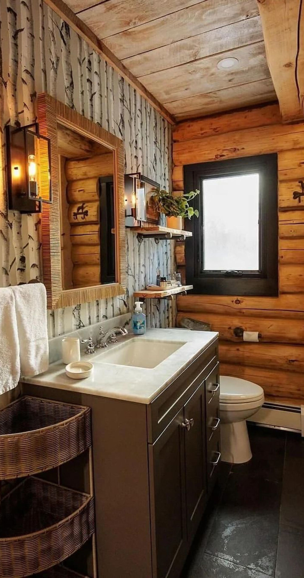 Rustic Country Chic Bathroom Decor Ideas with A Primitive Outhouse Vibe