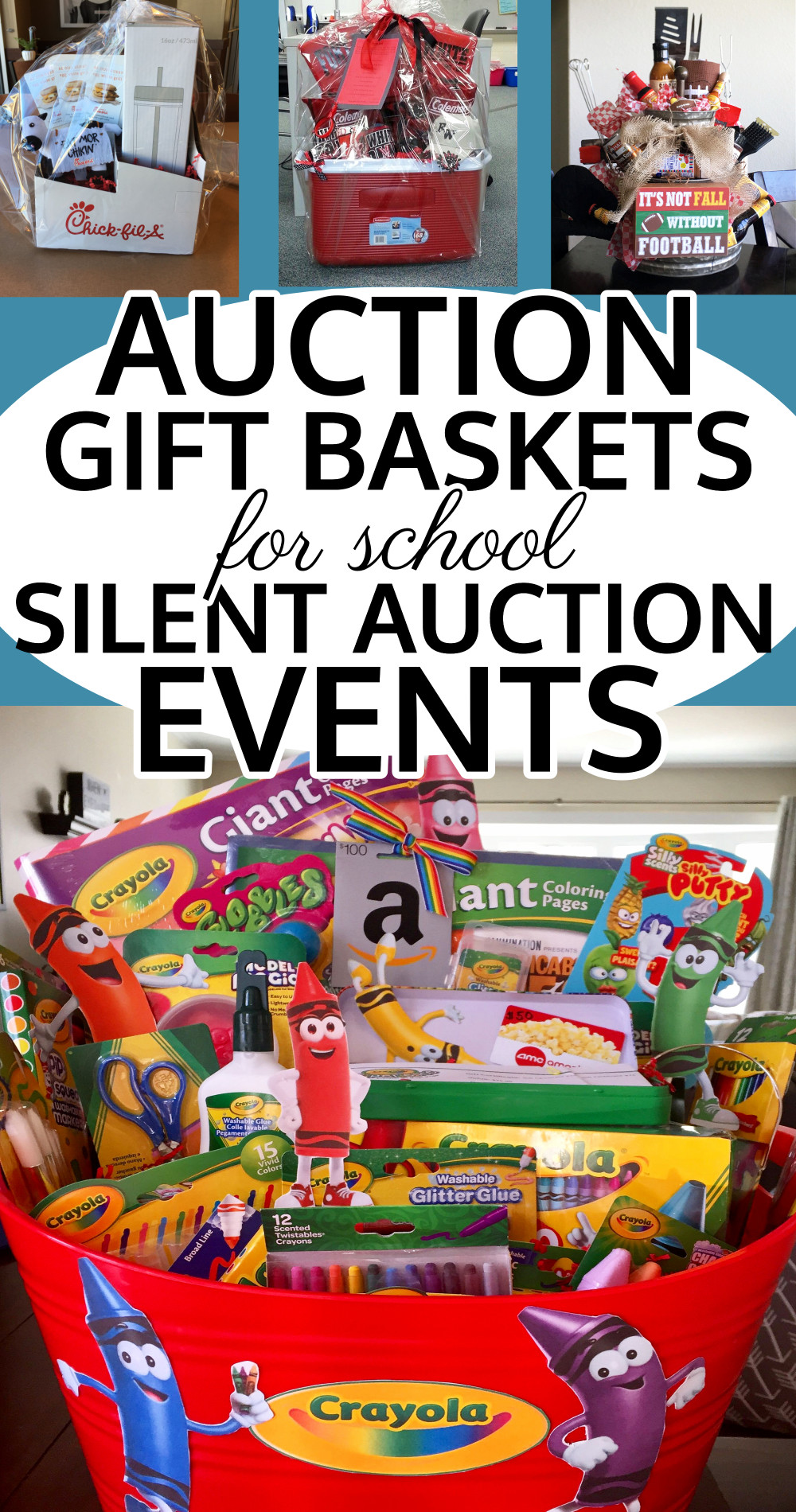 50+ School Auction Gift Basket Ideas For Fundraising and Raffles ...