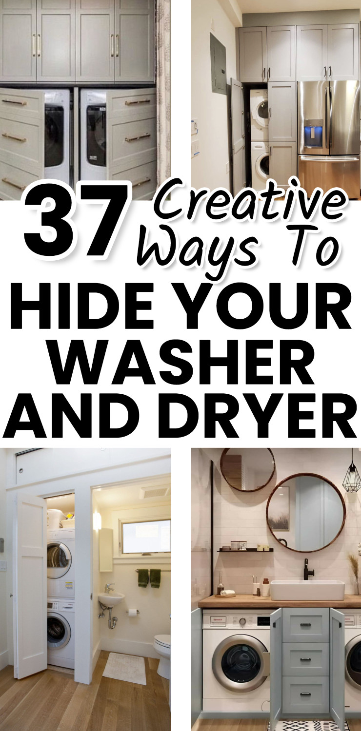 Small Laundry Nook Ideas - 37 Creative Ways To Hide Your Washer and Dryer