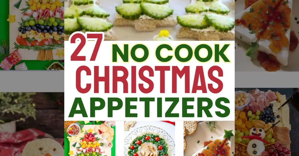 27 No Cook Christmas Appetizers For Cold Holiday Party Finger Food ...