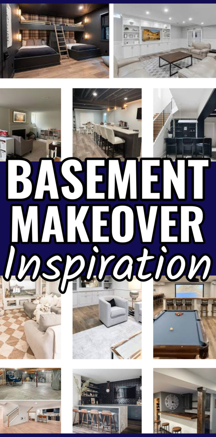Basement Remodels - 37 Small Unfinished Basement Makeover Ideas on a Budget