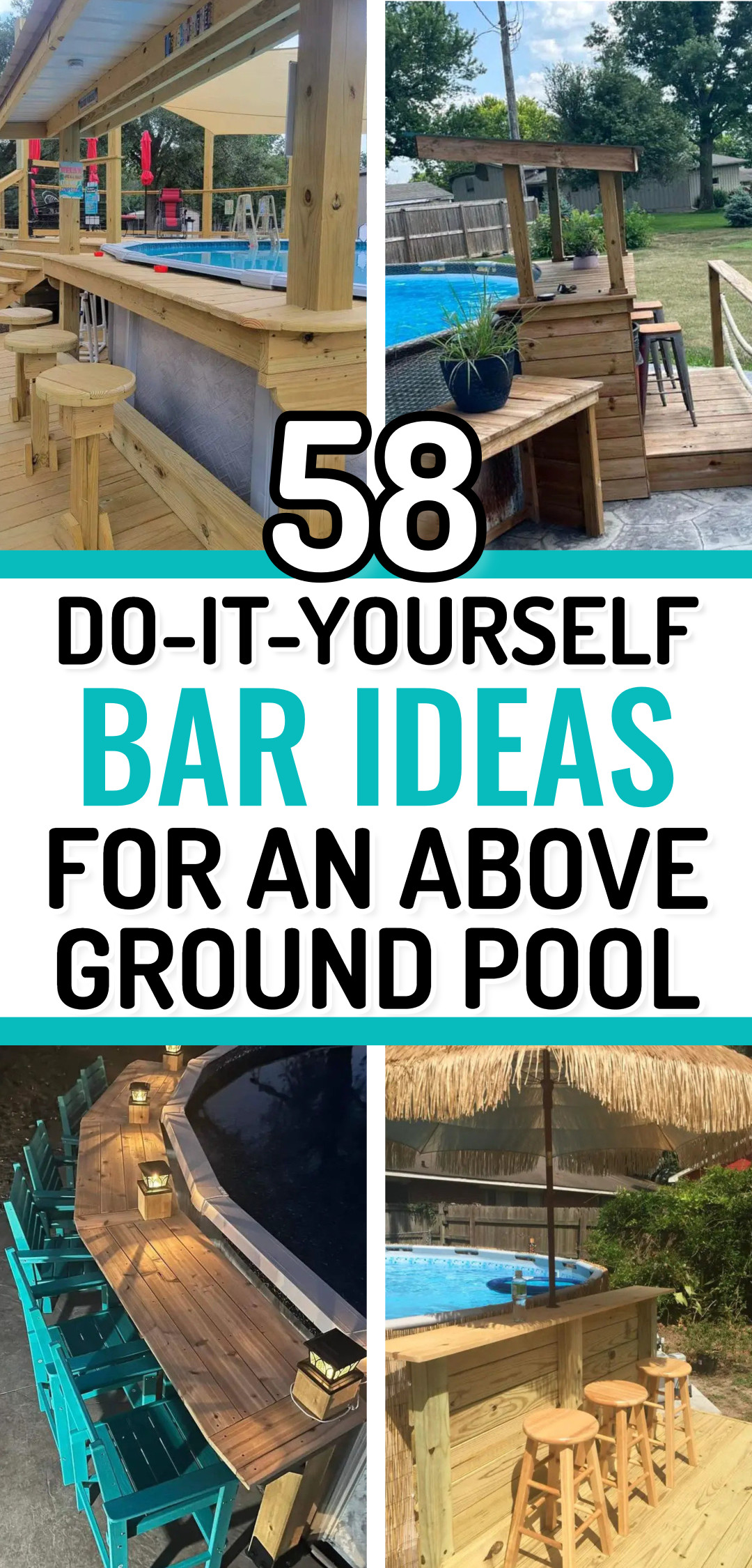 Above Ground Pool Bar Ideas - 58 Frugal and Fab DIY Pool Bars To Build