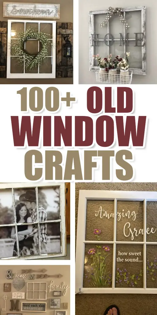 Window Frame Crafts - 100 Ways To Use Old Windows & Vintage Frames