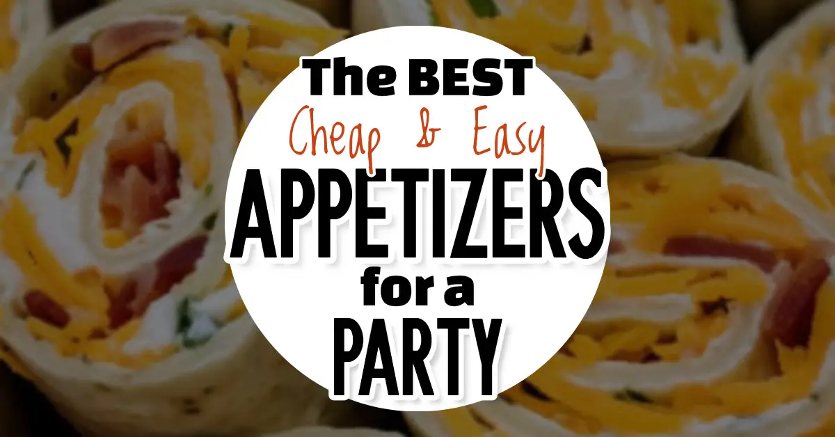 Cheap EASY Appetizers For A Party (40+ simple recipes!)